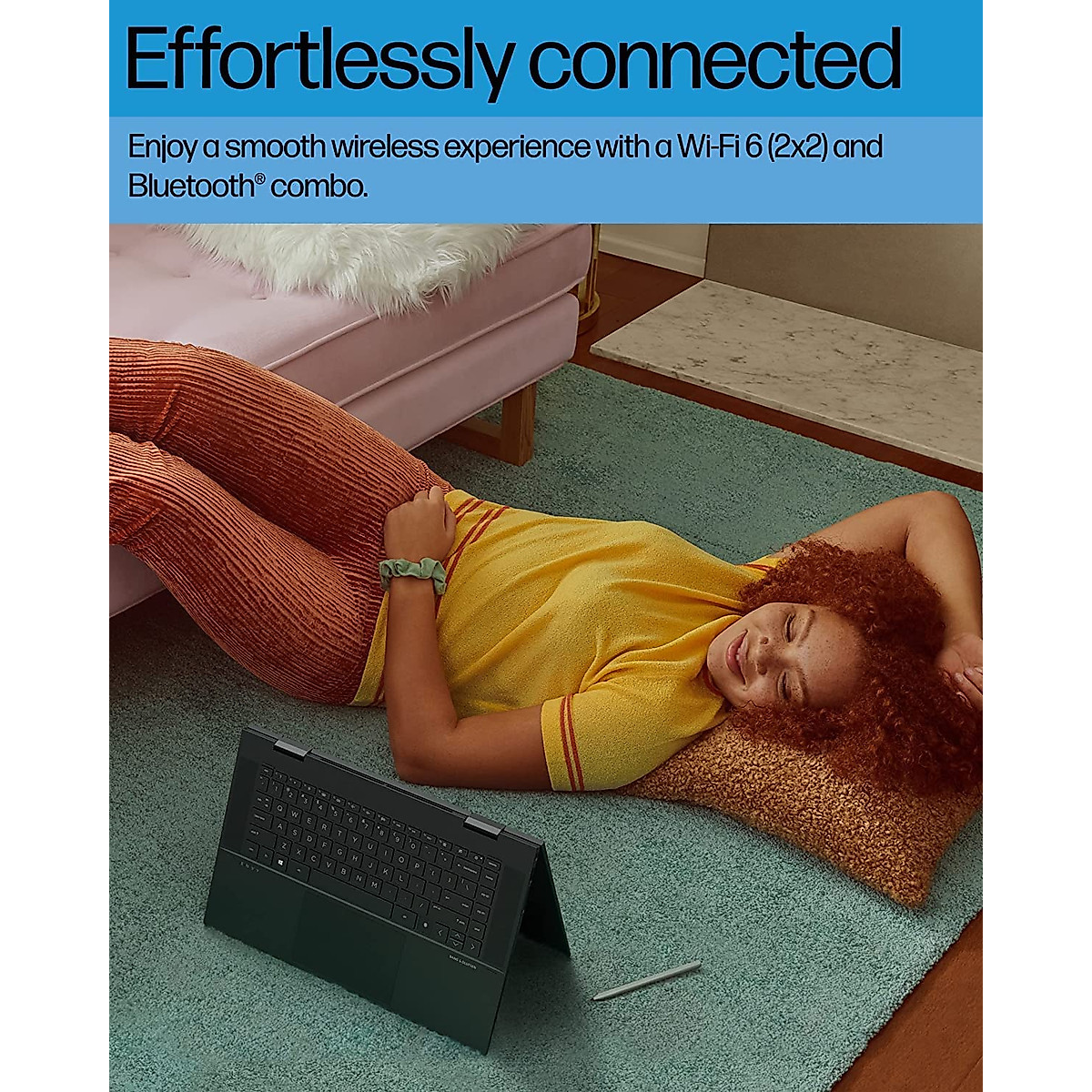 HP 2023 Newest Envy x360 Convertible 2-in-1 Laptop, 15.6" FHD Touchscreen Display, AMD Ryzen 7 5825U Processor, 16GB RAM, 1TB SSD, AMD Radeon Graphics, Fingerprint Reader, Windows 11 Home, Black