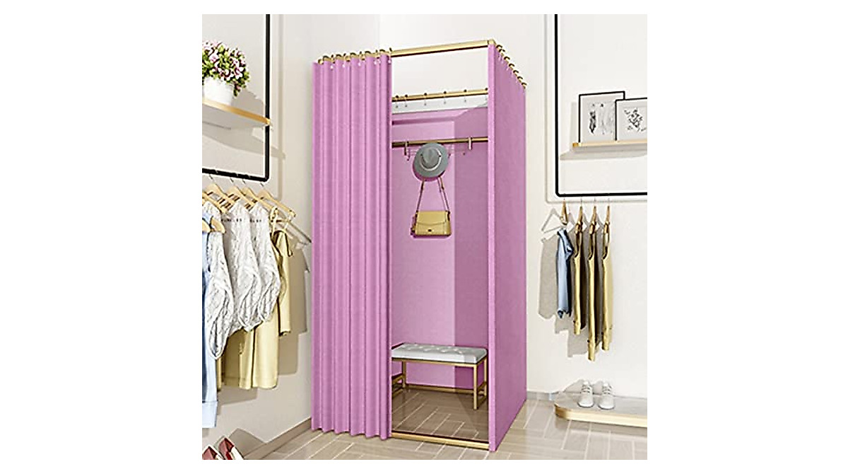 Portable Dressing Room with Privacy Curtains for Shops & Events