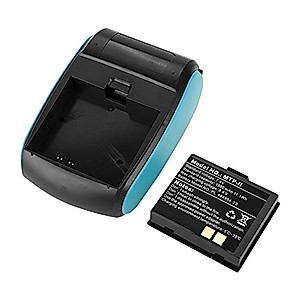 58mm Mini Thermal Receipt Printer, Support Bluetooth 4.0, Android, and Windows, USB Direct Thermal Printer for ESC/POS/Receipt Ticket Printer Professional(Blue)