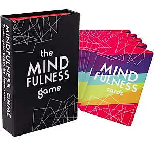 INNERICONS Mindfulness Therapy Games: Social Skills Game That Teaches for Kids, Teens and Adults Effective for Self Care, Communication Skills 40 Cards for Play Therapy