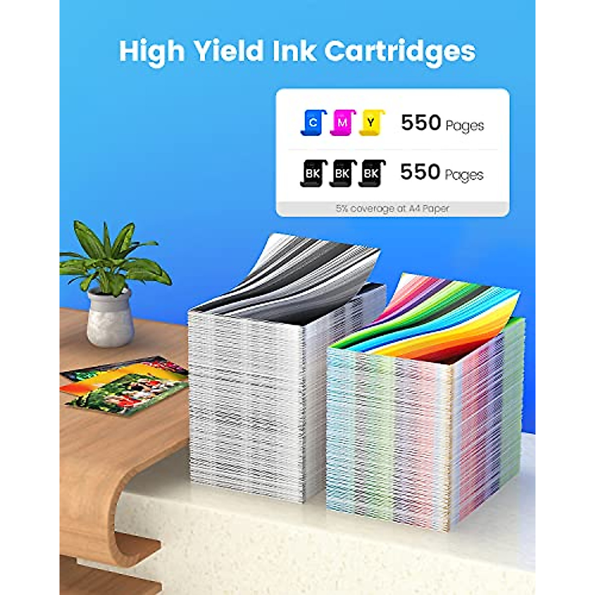 PACITEK Compatible Replacement for Brother LC3017 LC 3017 XL Ink Cartridges, Work with Brother Brother MFC-J5330DW MFC-J6930DW MFC-J6530DW MFC-J6730DW Printers (2 Black, 1 Cyan, 1 Magenta, 1 Yellow)