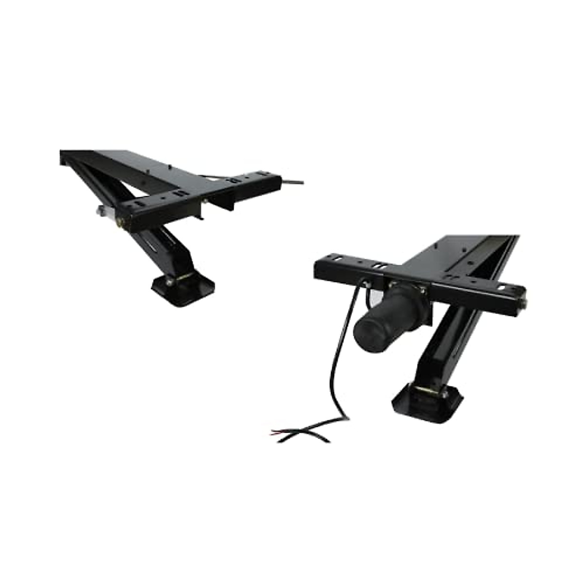 MFZDQL Rear Trailer Power Stabilizer Jack Stand Kit with Black Exterior Switch Replaces 298707