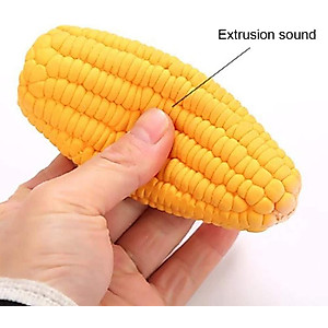 Zenarao Pet Dog Corn Shape Squeaky Bite-Resistant Interactive Play Chew Toy Pet Supplies Dog Toy Corn, Dog Toys Aggressive Chewers for Dog, Pet Supplies