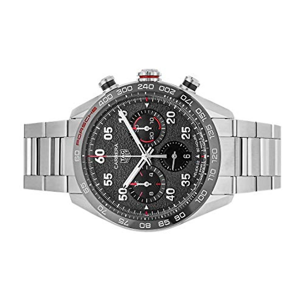 Tag Heuer Carrera Porsche Special Edition Chronograph Automatic Grey Dial Mens Watch CBN2A1F.BA0643