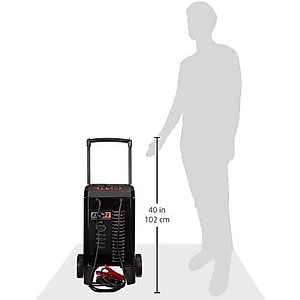 Schumacher Electric DSR139 6/12V Manual Wheel Charger, Car Battery Charger + Jump Starter - 6v + 12v Battery Charger - 225/50/25/10 Amp - Heavy Duty, Professional Grade Engine Starter