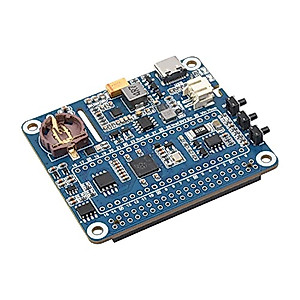 Coolwell Power Management HAT for Raspberry Pi Series Board, Onboard RTC & Buck-Boost DC Chip,Supports Charging and Power Output at The Same Time