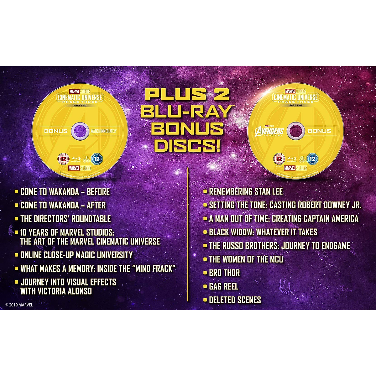 Marvel Studios Cinematic Universe: Phase Three - Part Two [Blu-ray] [2019] [Region Free]