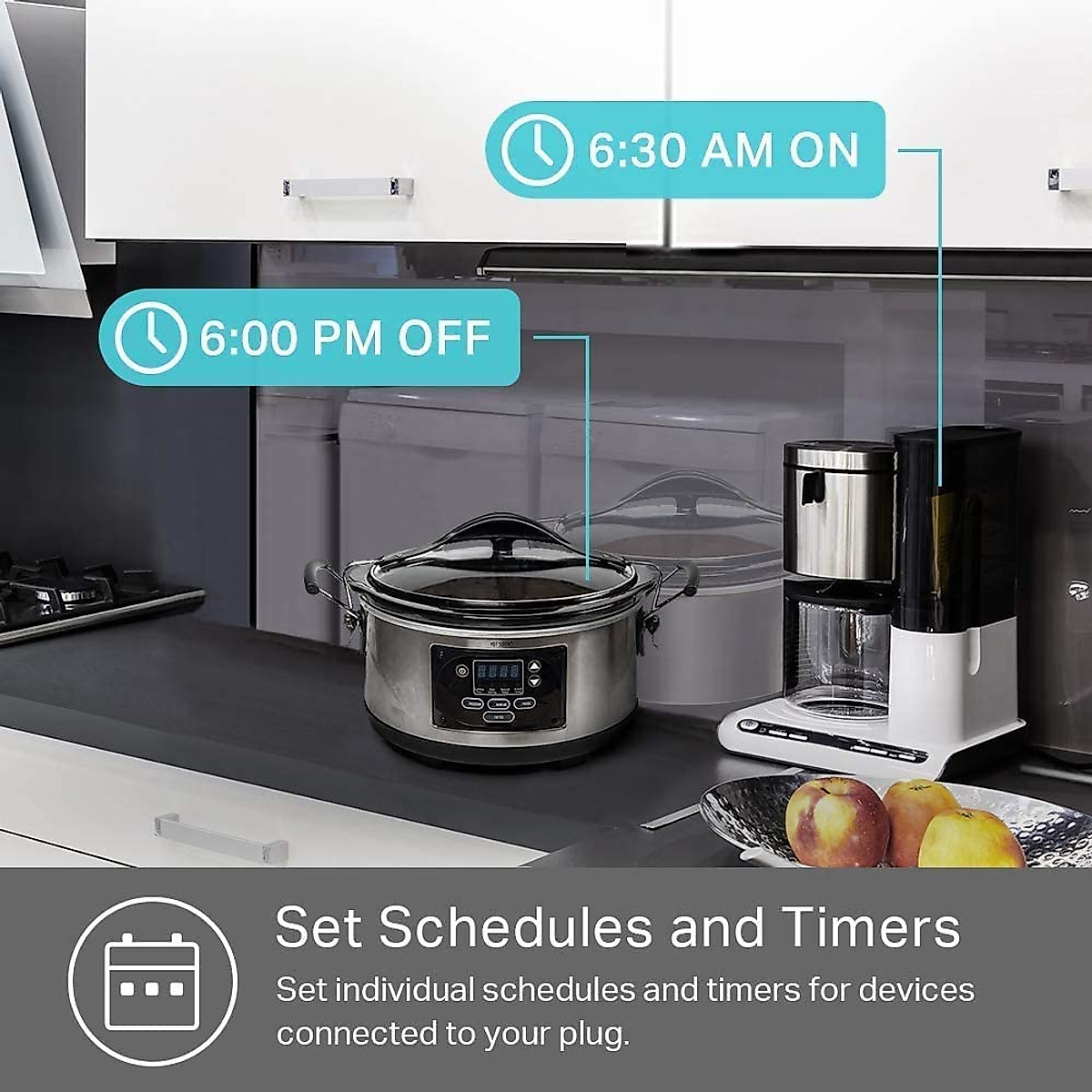 Kasa Smart Plug HS103P2, Smart Home Wi-Fi Outlet Works with Alexa, Echo, Google Home & IFTTT, No Hub Required, Remote Control,15 Amp,UL Certified, 2-Pack White