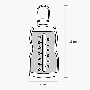 haakaa Silicone Milk Storage Bags Reusable Breastmilk Storage Bags Breast Milk Storing Containers for Breastfeeding, BPA Free, 9oz/260ml, 2 PK