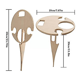 DOUBAO Outdoor Wijntafel draagbare Picknicktafel Kampeergazon beugel Wijnglas Wijntafel Wijnrek Feestbeugel (Color : E, Size : 1)