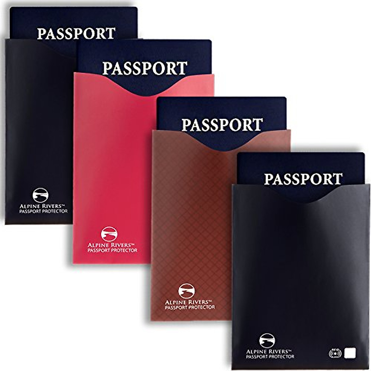 18 RFID Blocking Sleeves (14 Credit Card Holders & 4 Passport Protectors) Ultimate Premium Identity Theft Protection Sleeve Set for Men & Women. Smart Slim Design fits Wallet/Purse (Color Versatile)