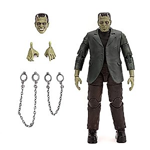 Jada Toys Universal Monsters 6" Frankenstein Action Figure, Toys for Kids and Adults, 31958, Black