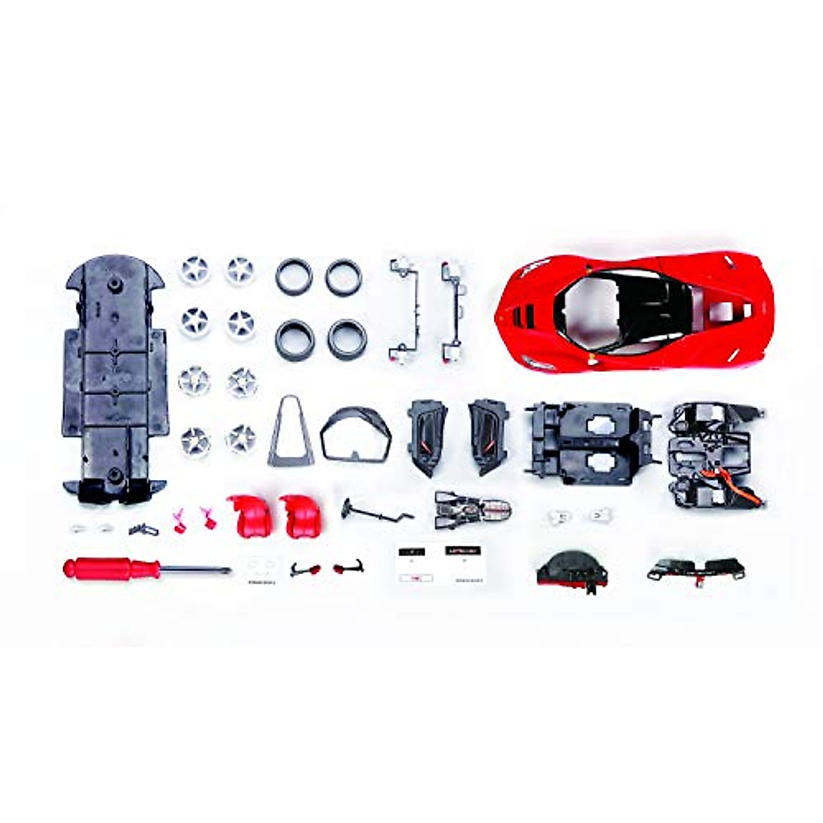 Maisto 1:24 Scale Assembly Line LaFerrari Die-Cast Vehicle - Red