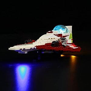 VONADO LED Light Kit Compatible with Lego OBI-Wan Kenobi's Jedi Starfighter 75333, DIY Light Compatible with OBI-Wan Lego (NO Lego Model, ONLY Lights)