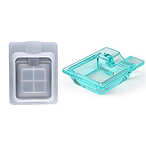 Tray Mold Handmade Epoxy Resin Silicone Mould Jewelry Dish Trinket Container Holder Silicone Resin Mold for DIY Resin Art Craft Home Decor