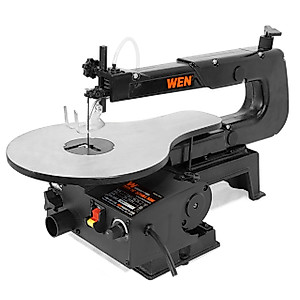 WEN 3922 16-inch Variable Speed Scroll Saw with Easy-Access Blade Changes