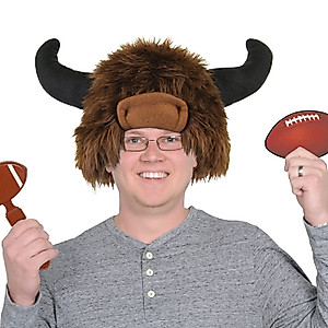 Plush Buffalo Hat