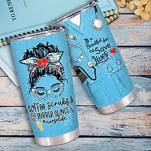 Nurse Gifts for Women, Gifts for Nurses Women - Nurse Accessories For Work - Nurse Gifts for Christmas, Birthday, Nurses Week, Appreciation Week, Graduation - Nurse Present, Nurse Tumbler 20 Oz