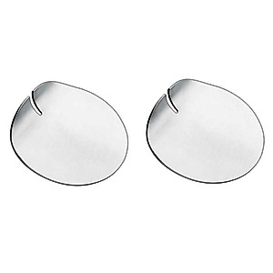 Tramontina Cosmos 64210/010 All Stainless Steel Cutlery Rest, 3.9 inches (10 cm), Set of 2, Elegant Design for Standing Knives, 18-10 Stainless Steel, Round, Made in Brazil