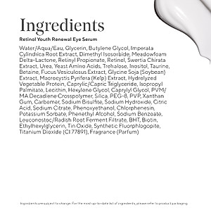 Murad Retinol Youth Renewal Eye Serum - Retinol Eye Serum Visibly Improves Undereye Puffiness Dark Circles and Reduces the Appearance of Fine Lines, Gentle Enough for Nightly Use - 0.5 oz