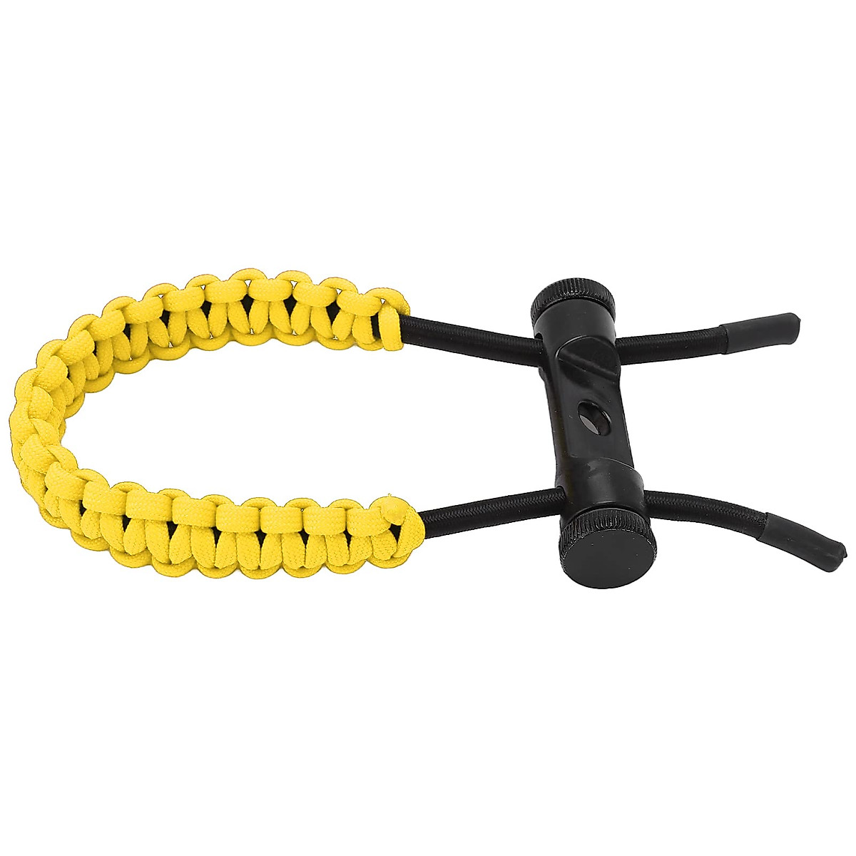 Haowecib Archery Wrist Sling, Convenient Adjustable Nylon Bow Wrist Strap for Exercising(Yellow)