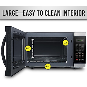 Farberware FMO11AHTBKM Countertop Microwave Oven, Black