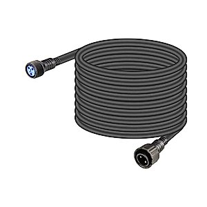 Waterproof Power Cable, 3 Pin Waterproof Connector Power Extension Cable, 5m 16.4ft IP65 Par Light Outdoor Power Cord for Powercon Connector Output Hand in Hand Stage Lights