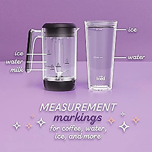 Mr. Coffee Single-Serve 3-in-1 Iced and Hot Coffee and Tea Maker and Blender with Reusable Filter, Scoop, Recipe Book, 2 Tumblers, Lids and Straws