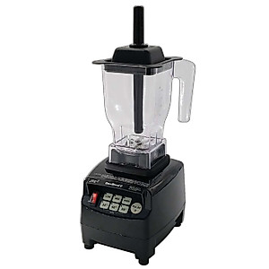 OmniBlend V Commercial Blender for Smoothies Shakes Cocktails, Heavy Duty 3-Speed, Self-Cleaning, Includes Multi-functional 2-in-1 Wet Dry Blades, 1.5 Liter BPA-Free Shatter-Proof Jar (Black)