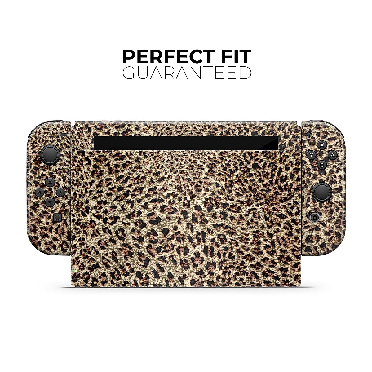 Design Skinz - Compatible with Nintendo Switch Lite - Skin Decal Protective Scratch-Resistant Removable Vinyl Wrap Cover - Brown Vector Leopard Print
