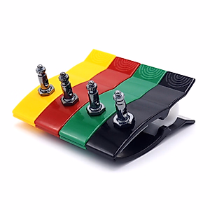 4PCS Universal Limb Clamps Electrodes Set for Pediatric, Multiple Color Clip Adapter with Ag/AgCl Connector for 4MM Banana, 3MM DIN, Snap and Pinch
