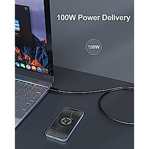 6.6Ft AC USB-C Cable Charger Fit for Mist1eag S7562 M2324 Pro 1 Laptop with 100W Charging Power Supply Cord