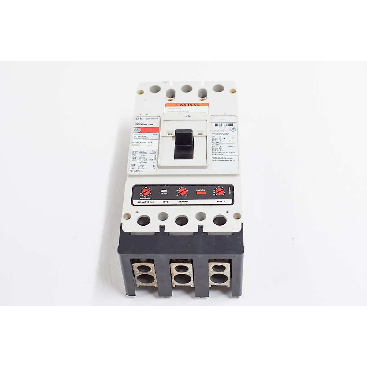 Eaton HKD3300 Circuit Breaker,300A,3P,600VAC,HKD