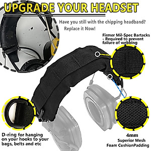 PROHEAR GEP02 Gel Ear Pads and HC01 Tactical Headset Cover for Howard Leight by Honeywell Impact Sport Sync Leightning Earmuffs