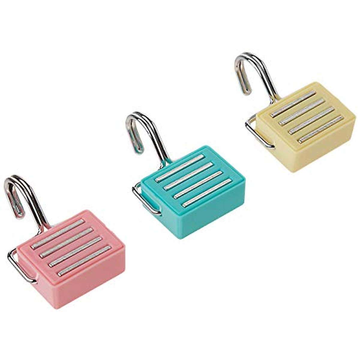 JulyPanny Purture All-Purpose Magnetic Hooks, Creative Magnetic Hooks, Super Strong Magnetic Hooks, Colorful Magnetic Hooks, Powerful Magnetic Hooks, Set of 3