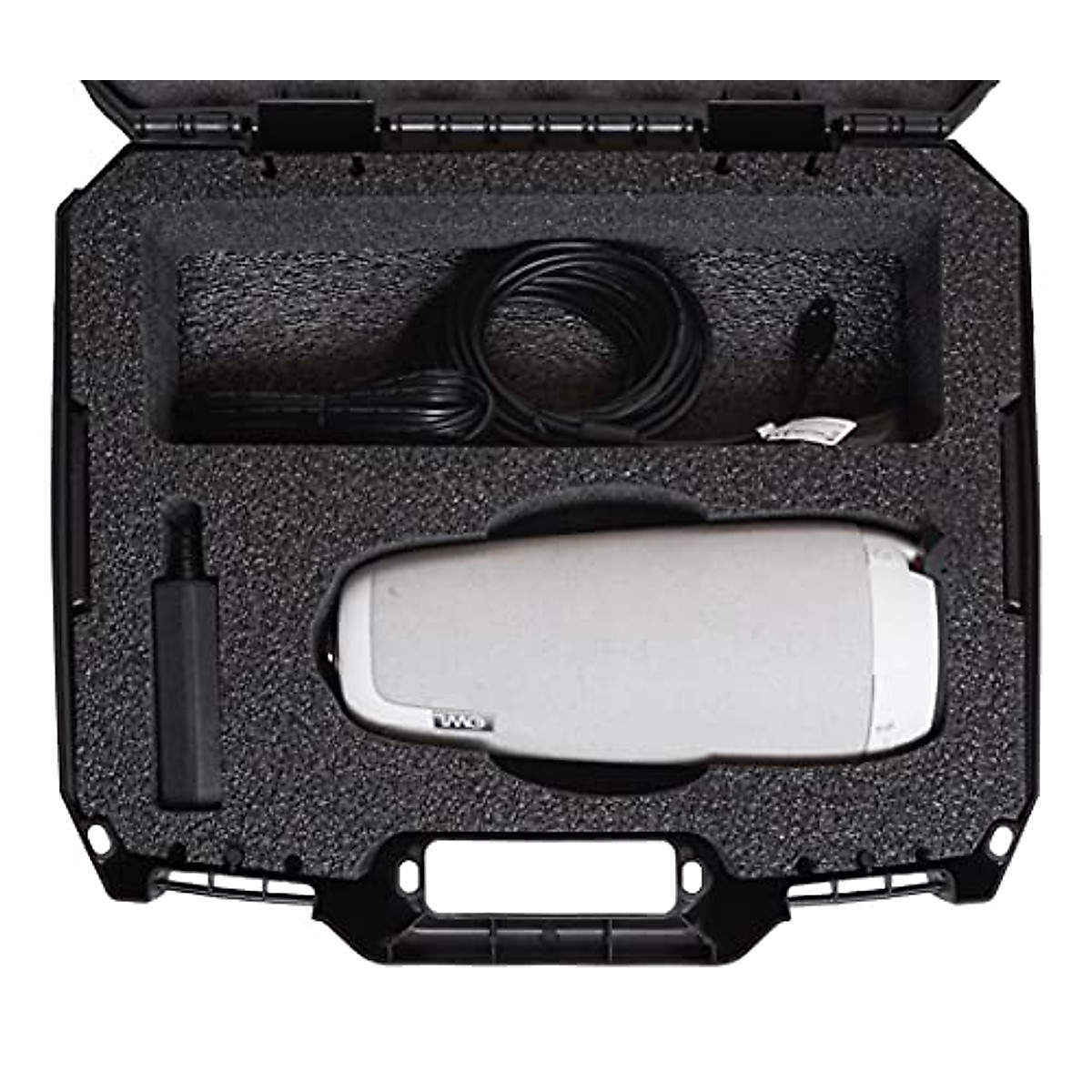 Case Club Case to fit Meeting Owl Conference Camera - Travel & Storage Case Fits Meeting Owl Standard, Pro, 2 or 3 - Pre-Cut Foam is Ready to Go Out of the Box - Holds Expansion Mic, Cords, Accessories & Lock Adapter