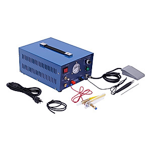TBVECHI Spot Welding Machine for Jewelry, 800W 110V Gold Silver Adjustable Argon Pulse Spot Welder Equipment 0.5-80A