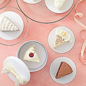 12-Pack Round 6 Inch Cake Boards, Disposable Cake Platter Board Base Tray, Cardboard Circles for Cake Plate Accessories, Cake Decorating Supplies for Desserts and Bakery (White)