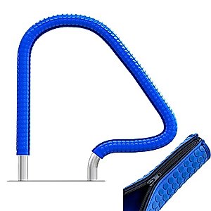 Moleney Pool Handrail Cover, Slip Resistant Pool Hand Railing Grip Sleeve, Rail Grip for Swimming Pool Hand Railing Cover, Safety Grip Sleeve with Zipper(6 feet, Royal Blue)