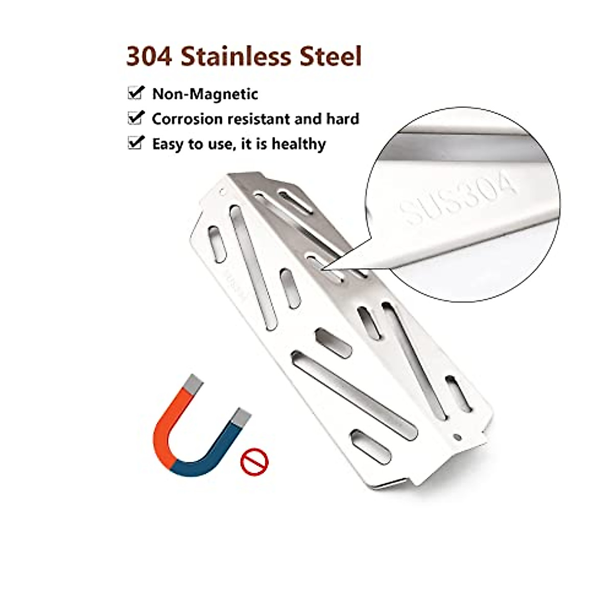 Weber 304 Stainless Steel Heat Deflector and 66033 Flavor Bars for Weber Genesis II and Genesis II LX 400 Series, Genesis ll LX E-440/S-440, Genesis ll S-410/E-410, Genesis ll 435 Gas Grills