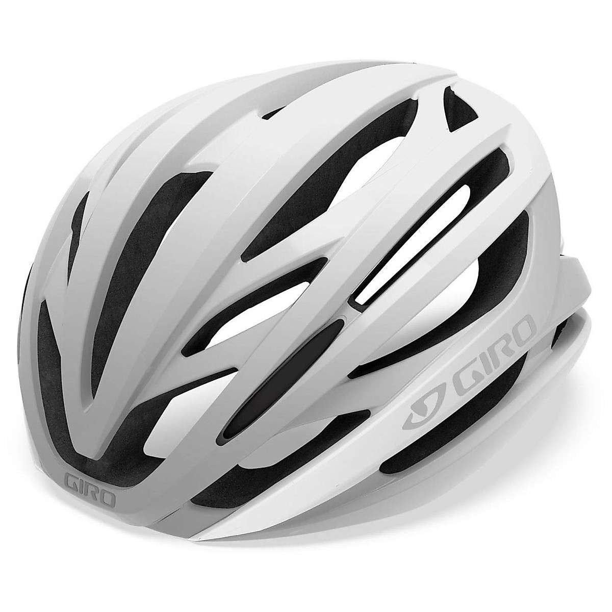 Giro Syntax MIPS Adult Road Cycling Helmet - Matte White/Silver, Small (51-55 cm)