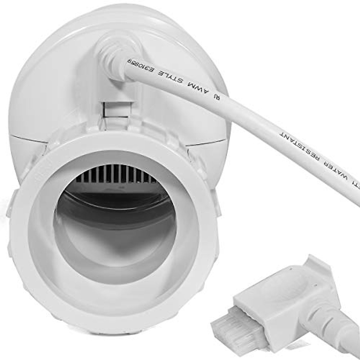 XtremepowerUS 15K Salt Chlorination System for In-Ground Pools up to 15,000 Gallons Flow Switch Cell Fitting Complete System, White