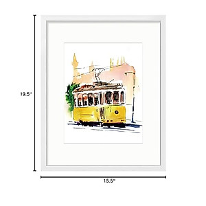 Annecy 16x20 Picture Frames (1 Pack, White), Simple Designed Photo Frame, For Pictures 16x20 for Wall Mounting, Classic Simple Home Office Decor