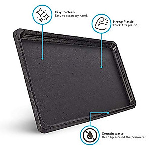 Paws & Pals Replacement Tray for Dog Crates and Kennels - Plastic Bottom Pan Liner Fits 24" Inch Crate