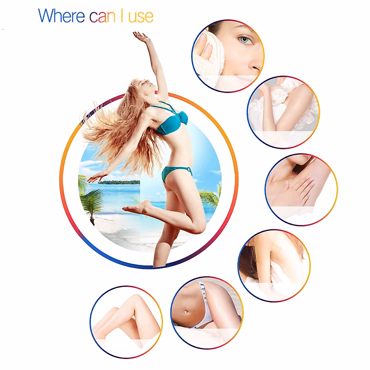 YOUNG VISION Hard Wax Beads for Hair Removal, 2.2 LB/1000g/35 OZ Total, 10 Colors Hard Wax Beans Pack, Bulk Wax Pearls for Home Waxing…