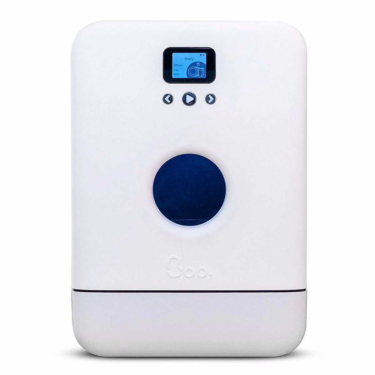 Daan Tech Bob the Mini Dishwasher - Portable Countertop Dishwasher Machine with 1 Gallon Water Tank - Quiet Low Noise, Large Capacity Dish Basket - Easy to Use, 7 Wash Settings