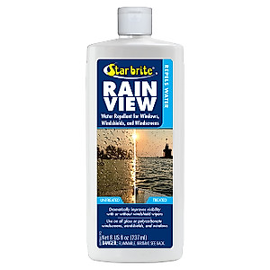 STAR BRITE Rain View Water Repellent for Glass Windshields - 8 OZ (088708)