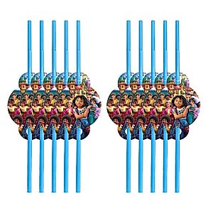 Encanto Party Straws