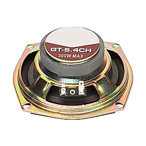 Cuifati 5 inch Automotive Coaxial Speakers,Midrange Speakers,300w Maximum Peak Power Output,4 Ohm Impedance and 93db Sensitivity,60hz-20khz Frequency Response,Good Heat Dissipation