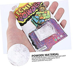 Toyvian 48 pcs Trick Toys Birthday Novelty Supplies Itching Props Spoof Spray Fart Witch Play Gag Toy Not Safe Prop Allergic Fools April Day Favors Interesting Surprise Halloween Powder